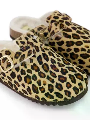 DR. SCHOLL'S SHOES Fae Leopard-print Mules