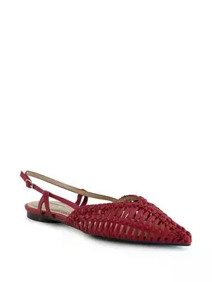 CORINA Woven Slingback Ballet Flats