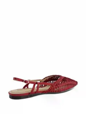 CORINA Woven Slingback Ballet Flats