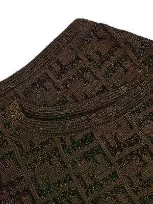 Fendi Zucca-pattern Sleeveless Top