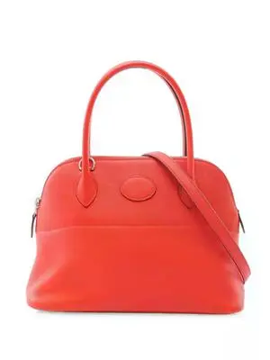 Hermès 2016 27 Bolide Leather Handbag - Red