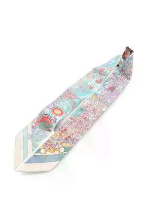 Hermès 2020s Pony Pit Stop Twilly Scarf