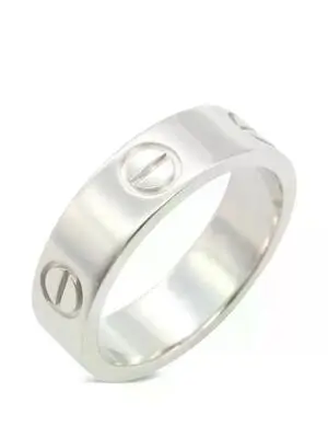 Cartier 2010s Love Screw-motif Ring - Silver