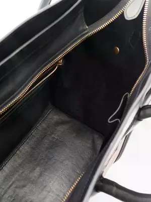 Celine 2000s Mini Luggage Handbag - Black
