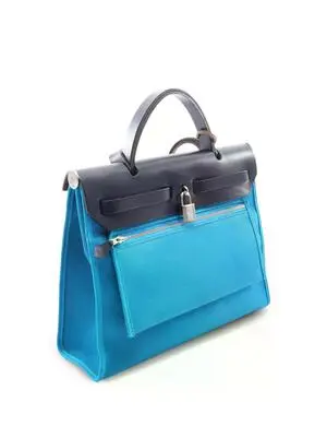 Hermès 2017 Pm Herbag Zip Handbag - Blue