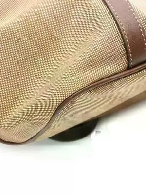 Prada 2010s Logo Jacquard Tote Bag