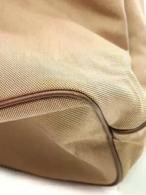 Prada 2010s Logo Jacquard Tote Bag