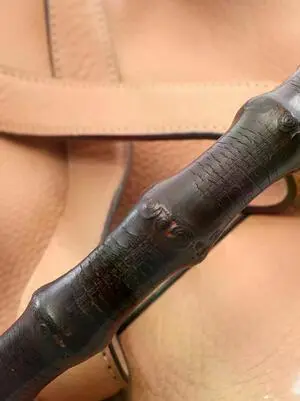 Gucci 2010s Bamboo Leather Backpack
