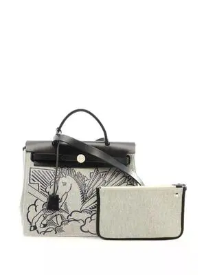 Hermès 2021 Herbag Zip Pm Pegasus Pop Handbag - Neutrals