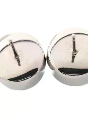 JIL SANDER 2010s Crystal Stud Earrings