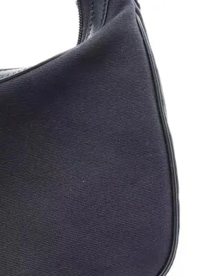 Gucci 2000s Leather-trim Tote Bag