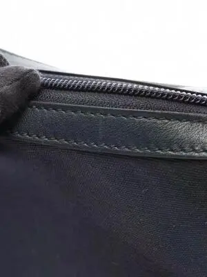 Gucci 2000s Leather-trim Tote Bag