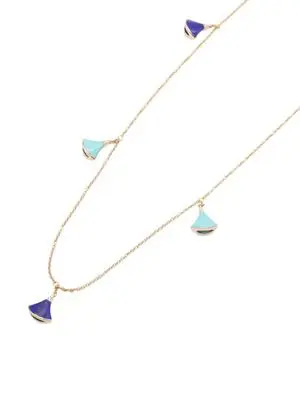 BVLGARI 2010s Divas' Dream Turquoise Lapis Lazuli Necklace