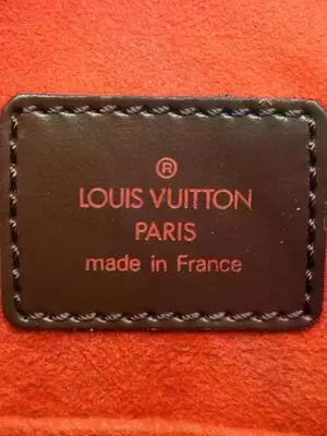 LOUIS VUITTON 2002 Saria Horizontal Damier Check-pattern Tote Bag
