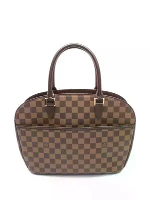 LOUIS VUITTON 2002 Saria Horizontal Damier Check-pattern Tote Bag - Brown
