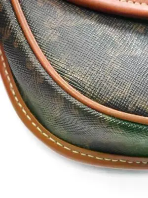 Celine 2010s Triomphe Besace Mini Shoulder Bag - Brown