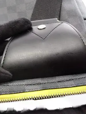 LOUIS VUITTON 2018 Damier Graphite Avenue Patterned Backpack