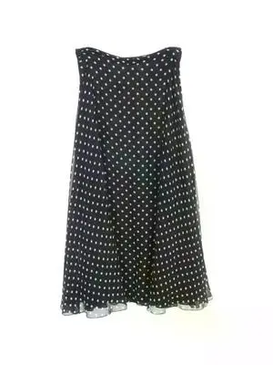 Dior 2010s Star-print Midi Skirt - Blue
