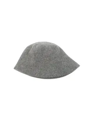 VIVIENNE WESTWOOD Orb-embroidered Cloche Hat - Grey