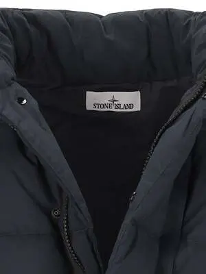 Stone Island Quilted Down Jacket With Hood