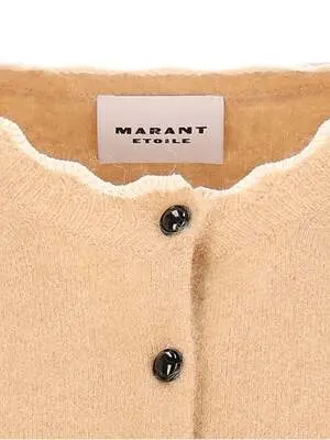 Isabel Marant Étoile Marant Naia-gb Crewneck Cardigan - Cream