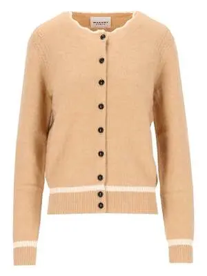 Isabel Marant Étoile Marant Etoile Women Naia-Gb Crewneck Cardigan Cream