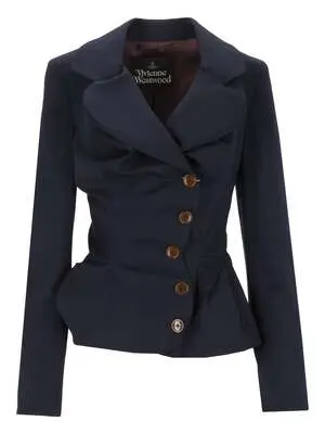 VIVIENNE WESTWOOD Drunken Tailored Jacket - Blue