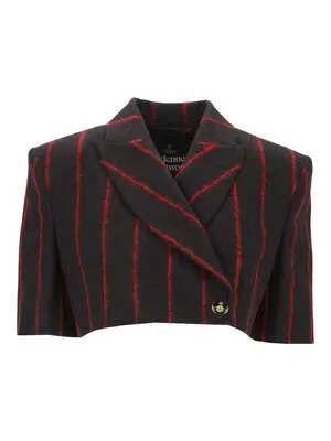 VIVIENNE WESTWOOD Cut Off One Button Jacket - Multicolor