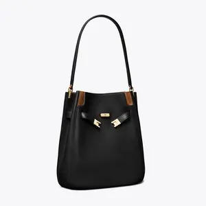 Tory Burch Lee Radziwill Bucket Bag - Black