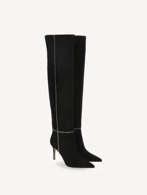GIANVITO ROSSI Mayfair Crystal Boot