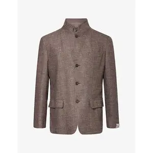 Corneliani Removable-neck Trim Wool Blazer