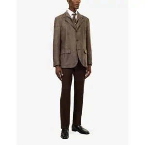 Corneliani Removable-neck Trim Wool Blazer