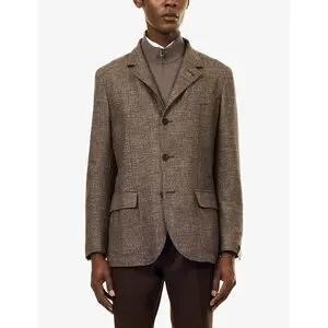 Corneliani Removable-neck Trim Wool Blazer
