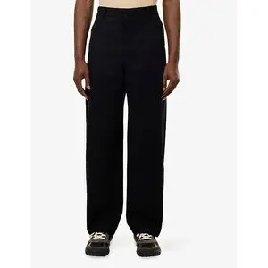 Givenchy Couture Seams Wide-leg Wool Trousers