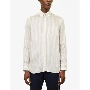 Paul Smith Striped Silk-blend Shirt