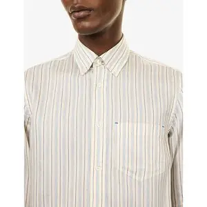 Paul Smith Striped Silk-blend Shirt