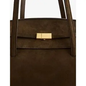 DEMELLIER The Brooklyn Suede Shoulder Bag - Hazel/hazel