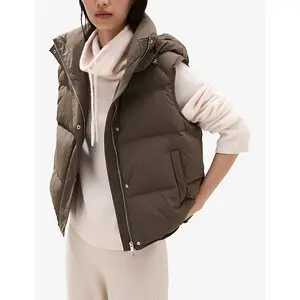 THE WHITE COMPANY Hooded Down-padded Gilet