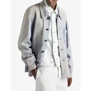 Prada Regular-fit Suede Caban Jacket