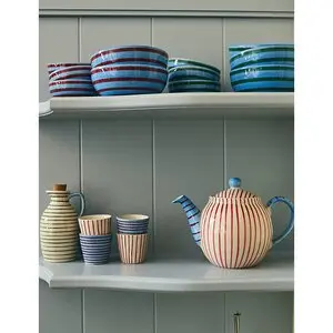 ANNA + NINA Alfie Stripe Stoneware Bowl