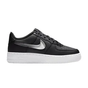 Nike Air Force 1 Gs 'dark Smoke Black White Vast - Grey