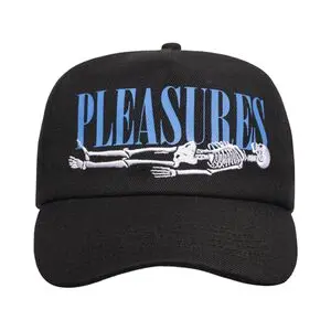PLEASURES Bones Snapback - Black