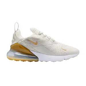 Nike Wmns Air Max 270 'light Bone White Metallic Gold - Cream