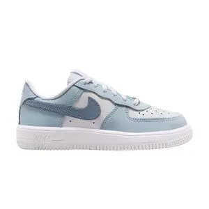 Nike Force 1 Low Ps 'light Armory White Metallic Silver Ashen Slate - Blue