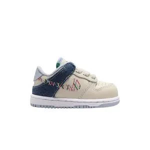 Nike Dunk Low Td 'soft Pearl Denim Midnight Navy Multi-color - Blue