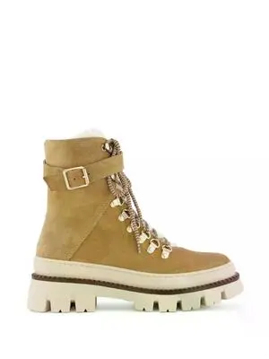 GIBALDI Buckle-strap Lace-up Boots