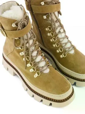 GIBALDI Buckle-strap Lace-up Boots