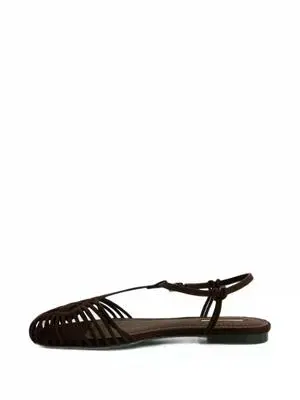 CORINA Woven Caged Sandals