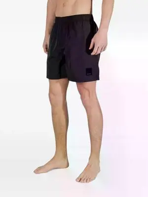 Armani Exchange Logo-patch Swim Shorts