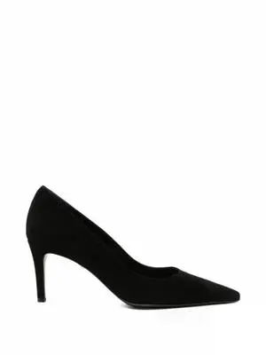 BALDININI Suede Pointed-toe Pumps - Black